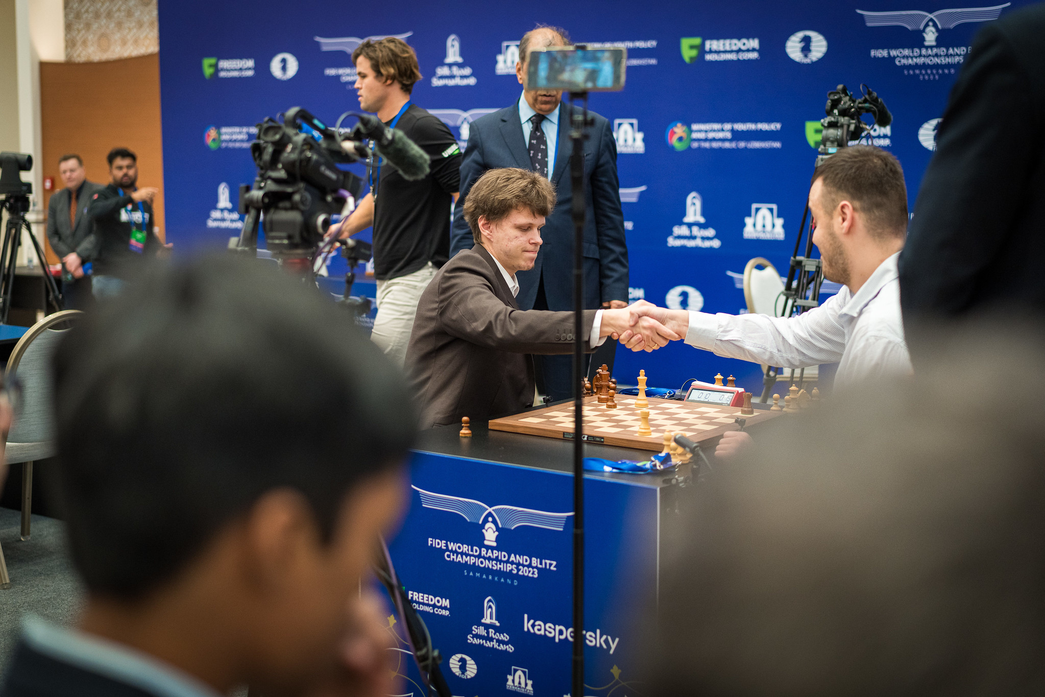 2023 World Blitz Chess Champions: Magnus Carlsen and Valentina Gunina ...